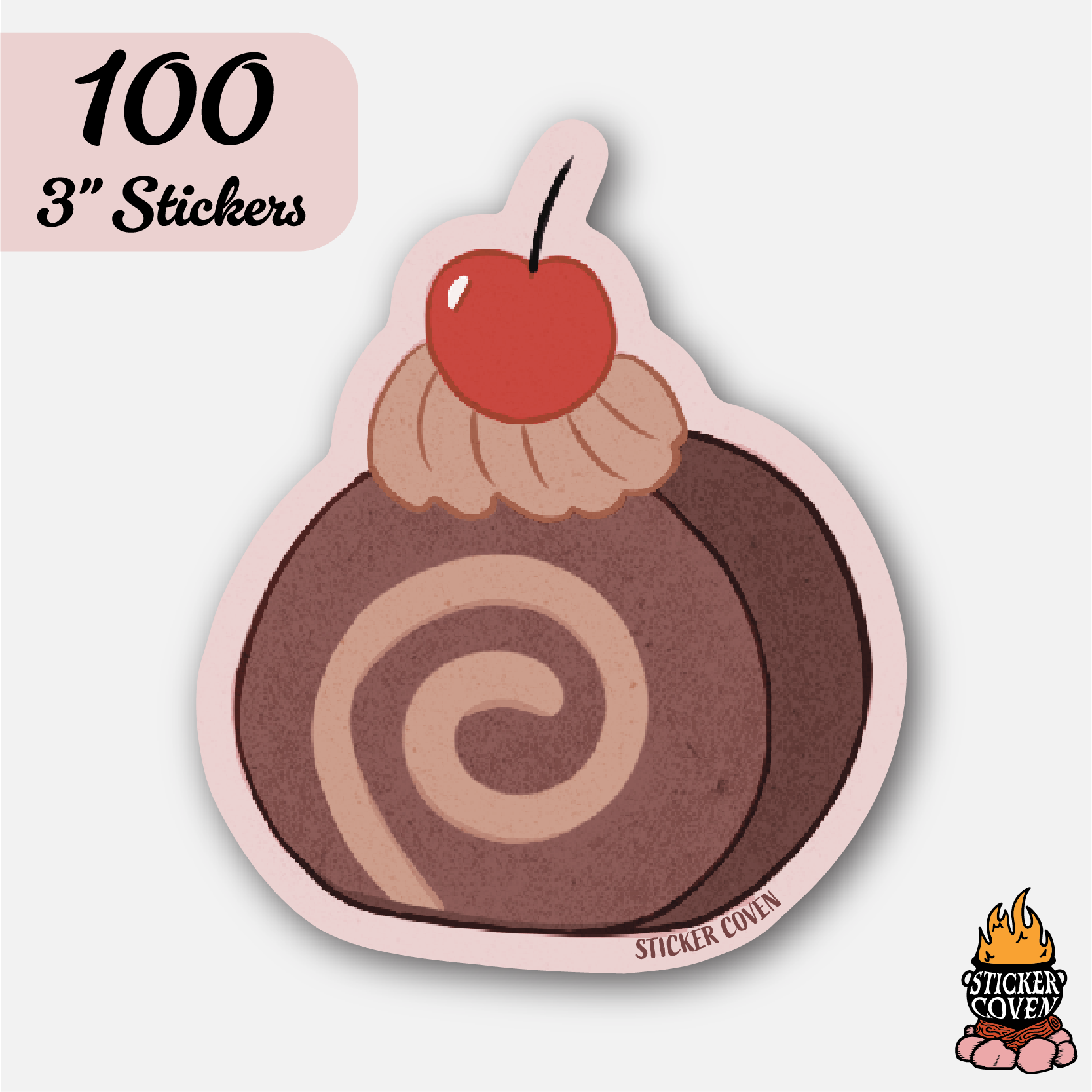 100 3" Custom Vinyl Stickers for $47 – Sticker Coven